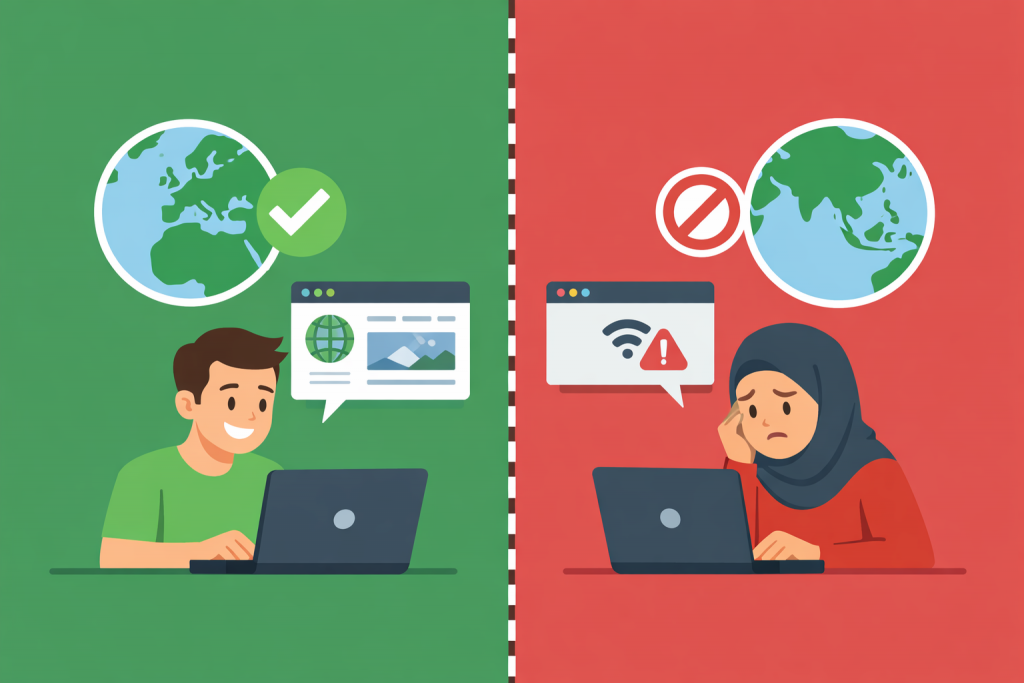 Why a website opens from some countries and does not open from others ...